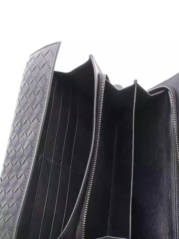 Bottega Veneta 2000s Intrecciato Bi-fold Wallet