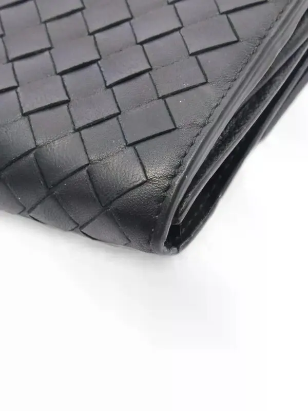Bottega Veneta 2000s Intrecciato Bi-fold Wallet