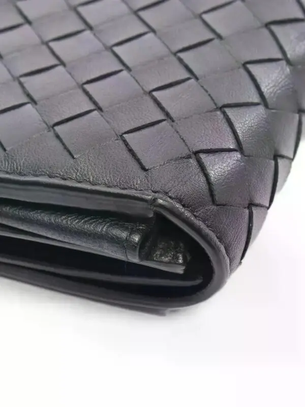 Bottega Veneta 2000s Intrecciato Bi-fold Wallet