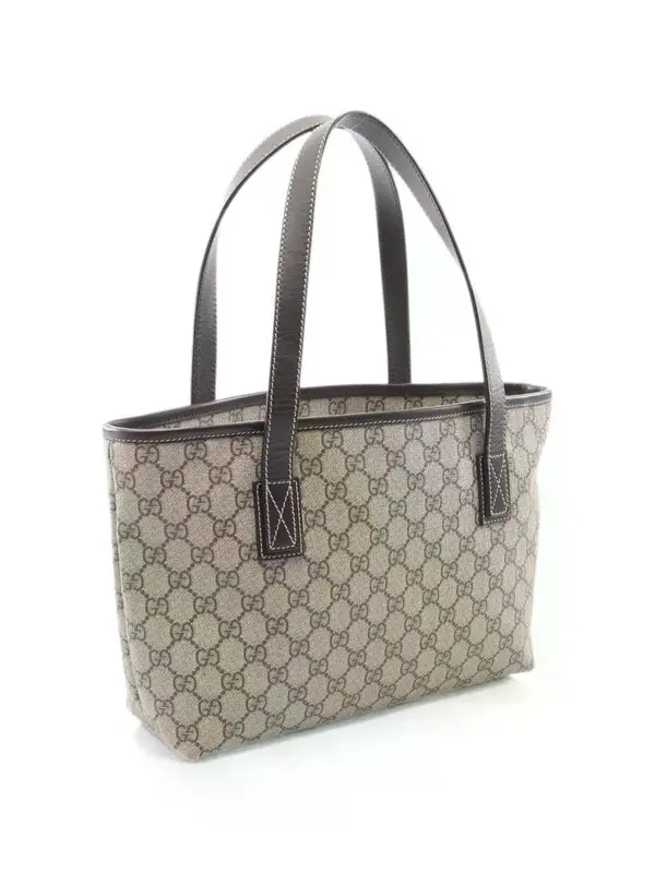 Gucci 2000s Gg Supreme Tote Bag - Neutrals