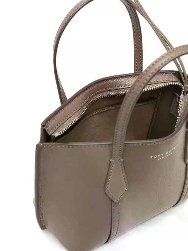 Tory Burch Mini Perry Pebbled Leather Tote Bag