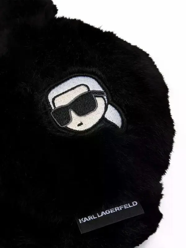 Karl Lagerfeld Ikon Fur Earmuffs