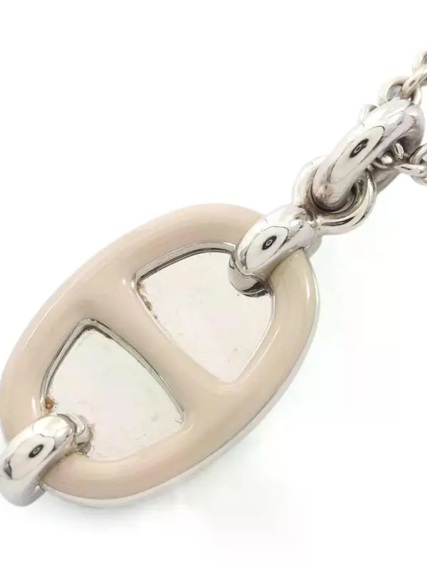 Hermès 2010s Logo Necklace - Silver