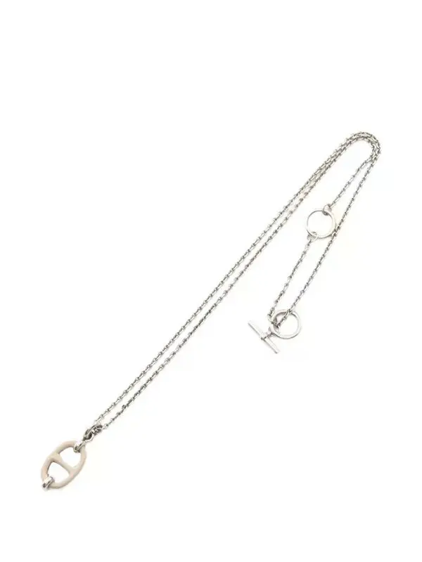 Hermès 2010s Logo Necklace