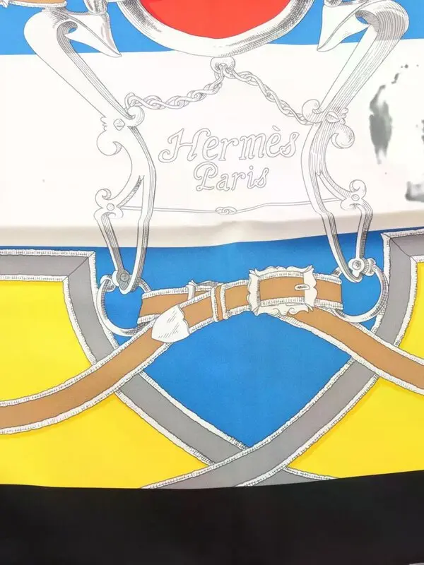 Hermès 2010s L'instruction Du Roy Scarf - White