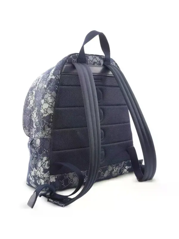 Gucci Gg Supreme Canvas Denim Backpack