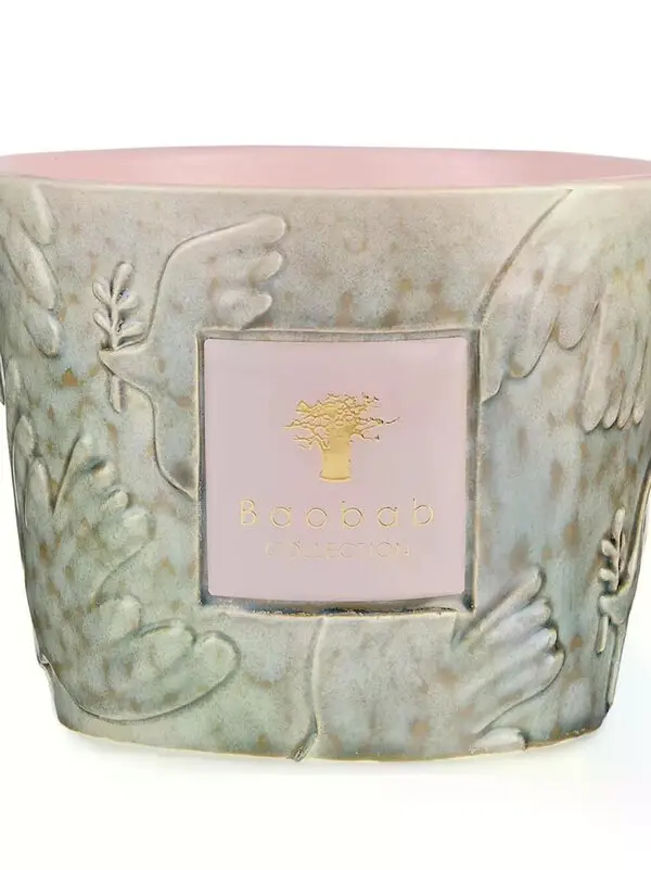 BAOBAB COLLECTION Colombe Embossed-ceramic Scented Candle - Grey