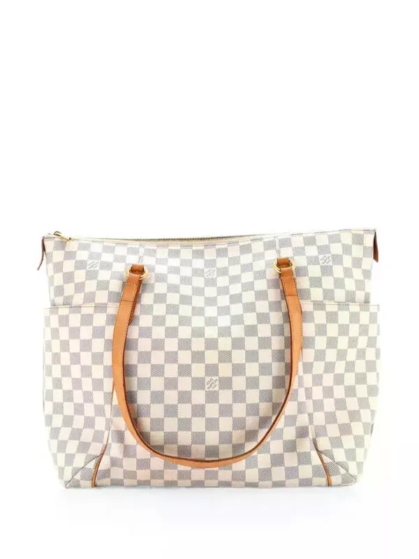 LOUIS VUITTON Totally Handbag Damier Gm Shoulder Bag - White