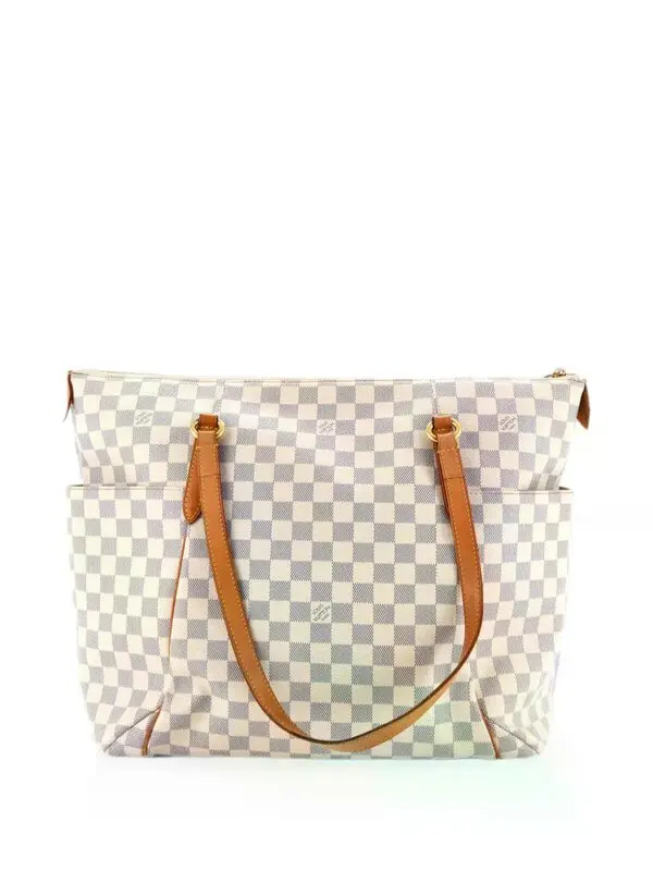 LOUIS VUITTON Damier Gm Shoulder Bag - White