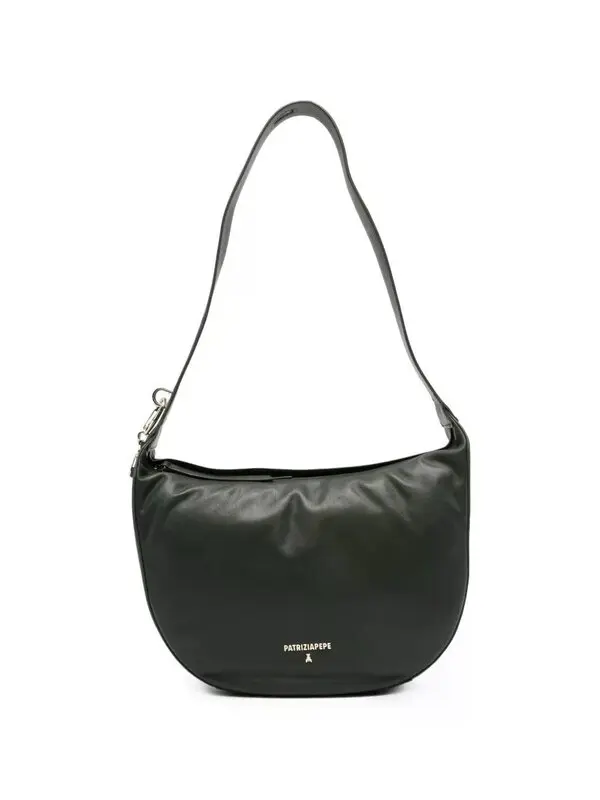 Patrizia Pepe Leather Shoulder Bag - Green