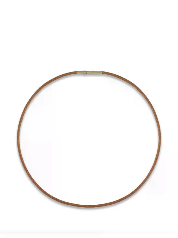 MARIE LICHTENBERG Micro Lasso Necklace - Brown