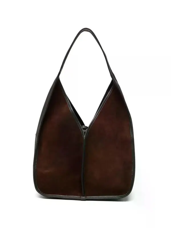 Hereu Calella Suede Shoulder Bag - Brown