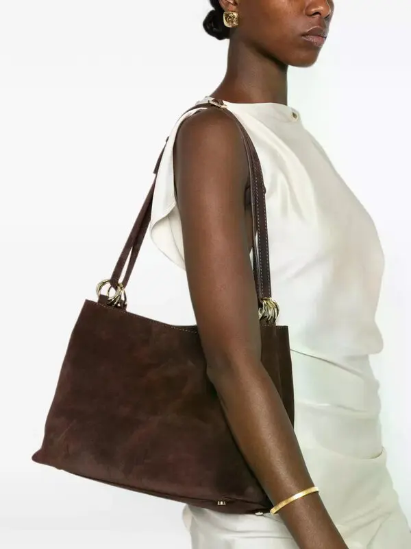 Manu Atelier Eterno Ring-detail Tote Bag - Brown