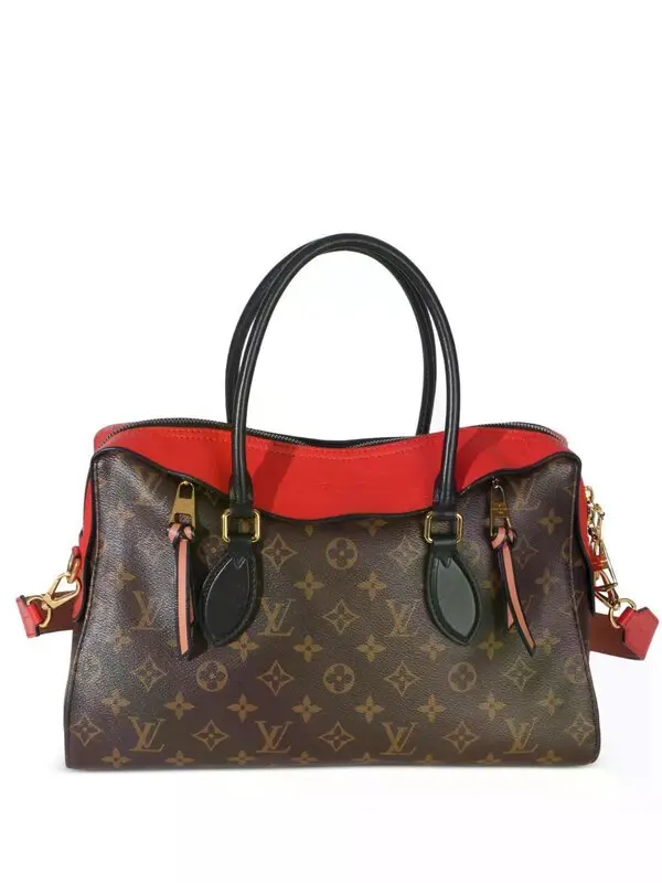 LOUIS VUITTON 2021 Nm Tuileries Monogram Canvas Handbag - Brown