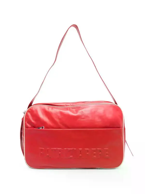 Patrizia Pepe Logo-embossed Cross Body Bag - Red