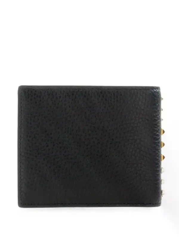 Valentino Garavani Rockstud Pebbled-leather Wallet - Black