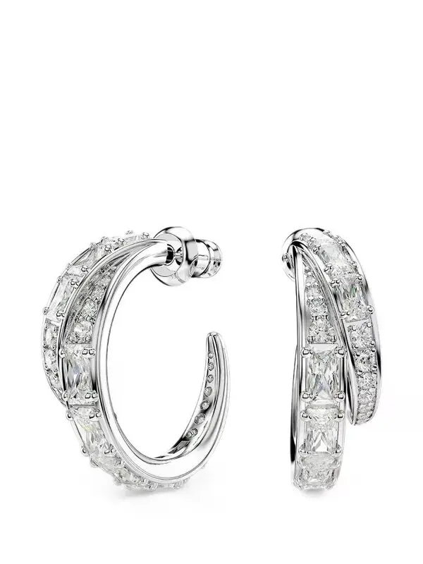 SWAROVSKI Vienna Hoop Earrings With Crystal Embellishment