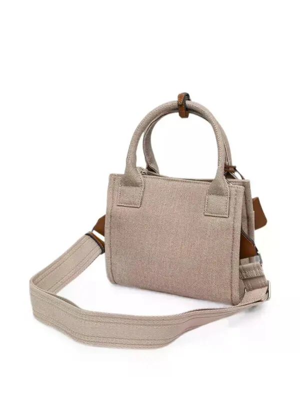 Marc O'polo Logo-embroidered Canvas Tote Bag - Neutrals