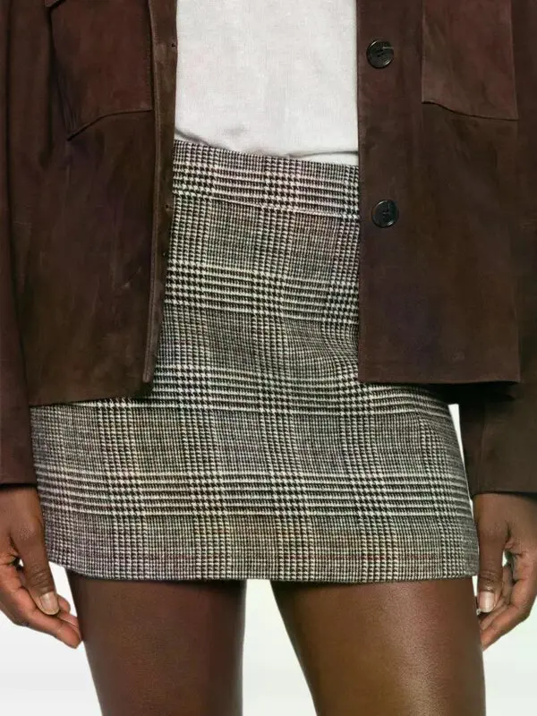 Ermanno Scervino Check-pattern Mini Skirt