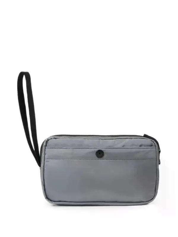 Stone Island Logo-patch Wristlet Clutch Bag
