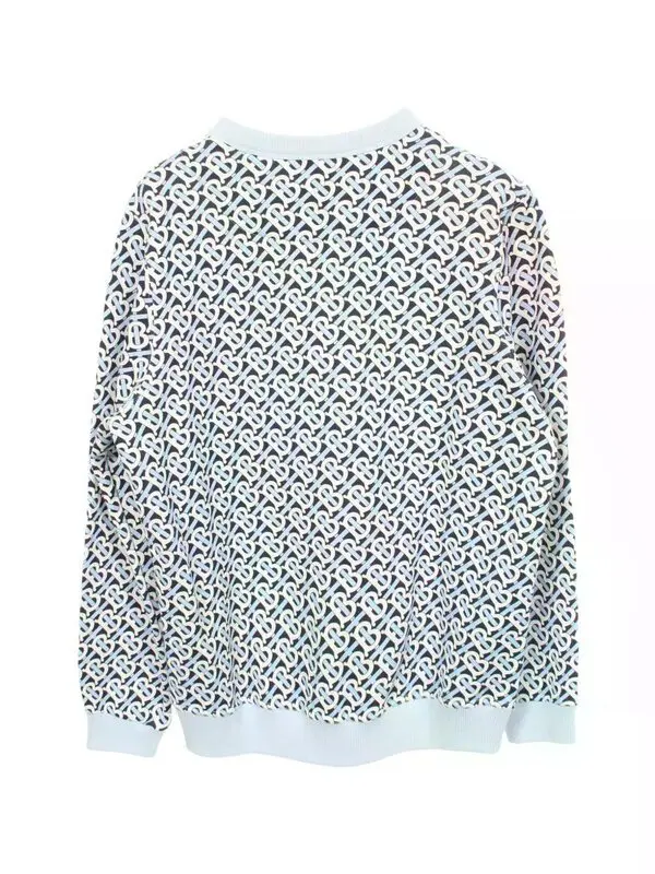 Burberry Tb Monogram Print Sweatshirt