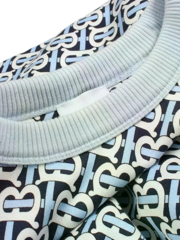 Burberry Tb Monogram Print Sweatshirt