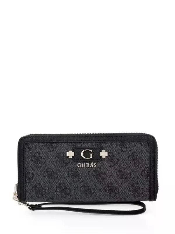 Guess Lindsey Logo-plaque Wallet - Grey