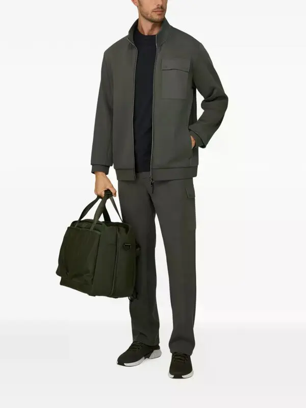 Boggi Milano B Tech Full-zip Scuba Sweatshirt