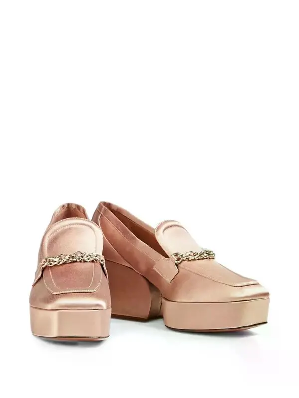 Zimmermann Chain-embellished Platform Sandals - Pink