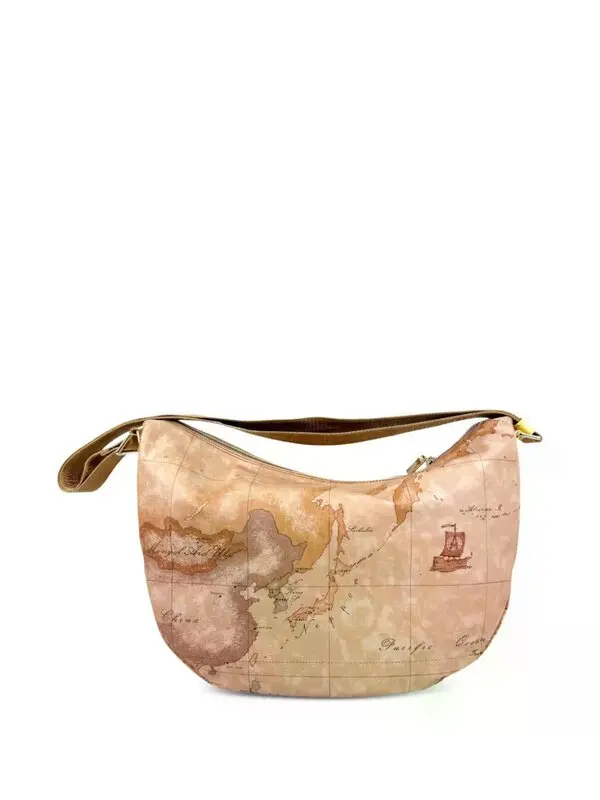 ALVIERO MARTINI 1° CLASSE Geo Classic Shoulder Bag - Neutrals