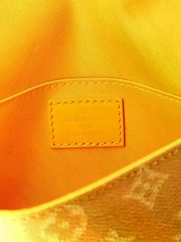 LOUIS VUITTON Montsouris Messenger Bag Limited Edition Marque Deposee Monogram Canvas Crossbody Bag - Yellow
