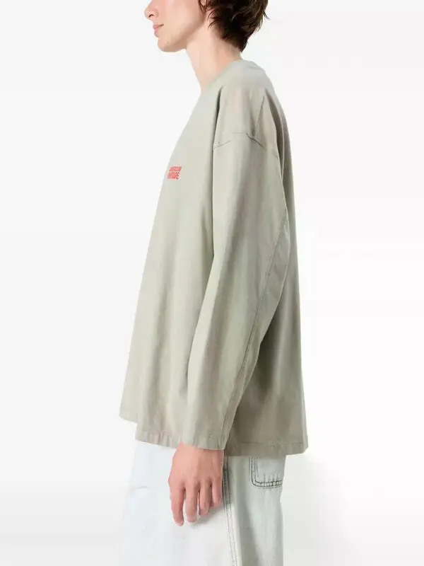 American Vintage Cotton Long Sleeve Sweatshirt