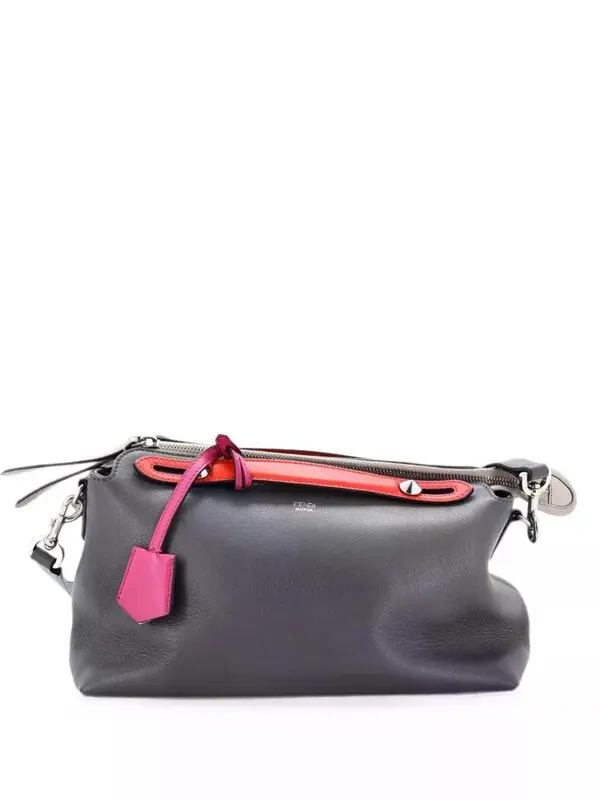Fendi By The Way Calfskin Medium Satchel - Grey