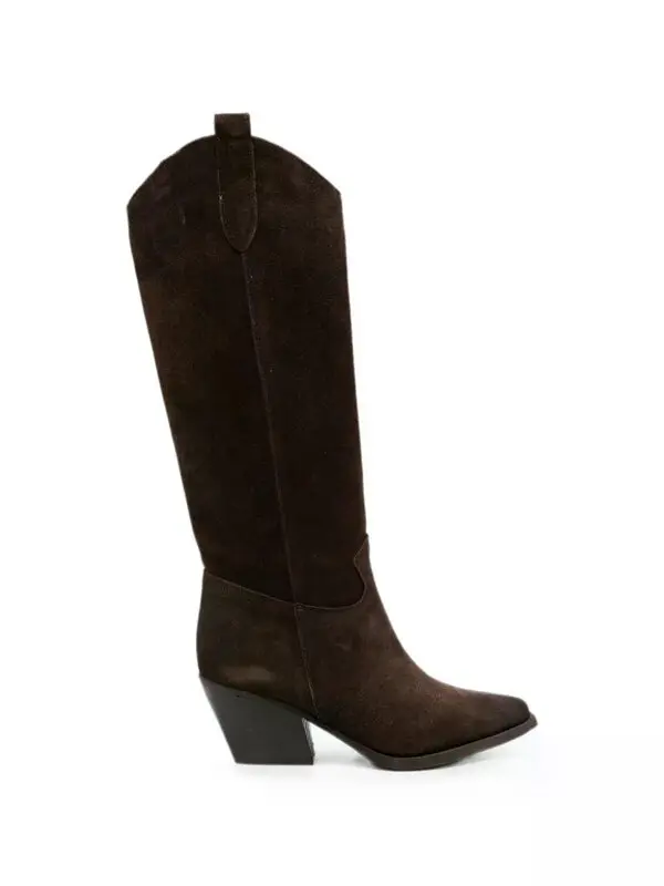 P.a.r.o.s.h Pointed-toe Cowboy Boots - Brown