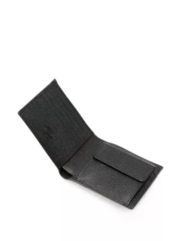 TOD'S Logo-plaque Pebbled-leather Wallet