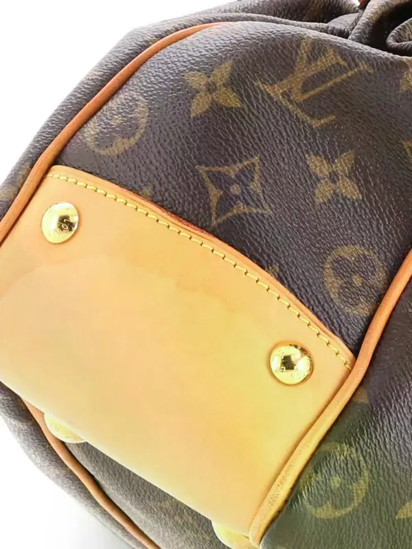 LOUIS VUITTON Monogram Canvas Pm Satchel - Brown