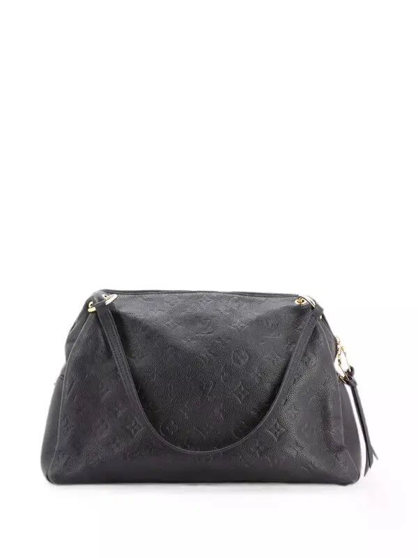 LOUIS VUITTON Ponthieu Handbag Monogram Empreinte Leather Pm Shoulder Bag - Black