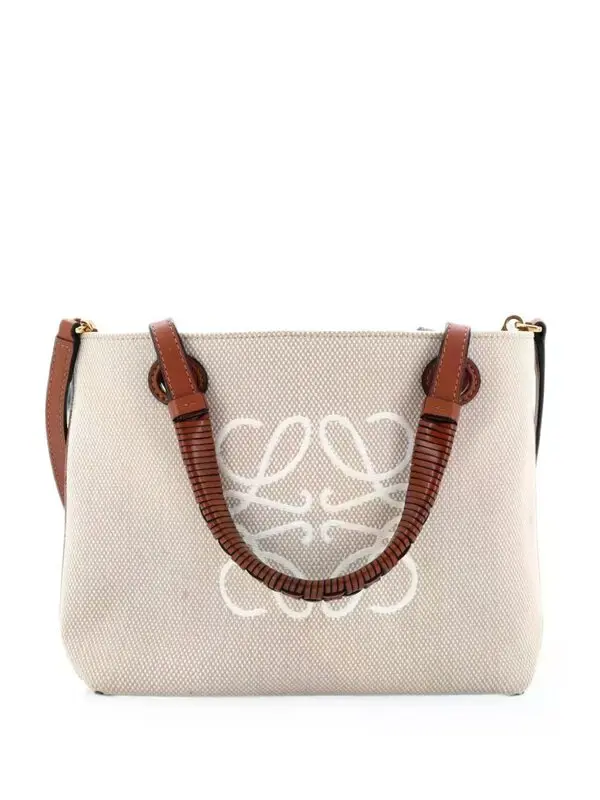 Loewe Anagram Canvas Mini Shoulder Bag