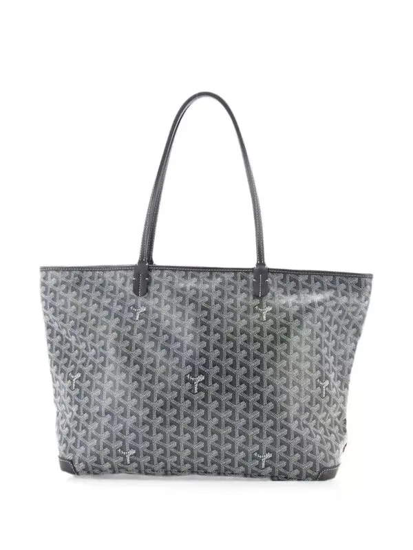 Goyard Artois Tote Coated Canvas Mm Shoulder Bag - Grey