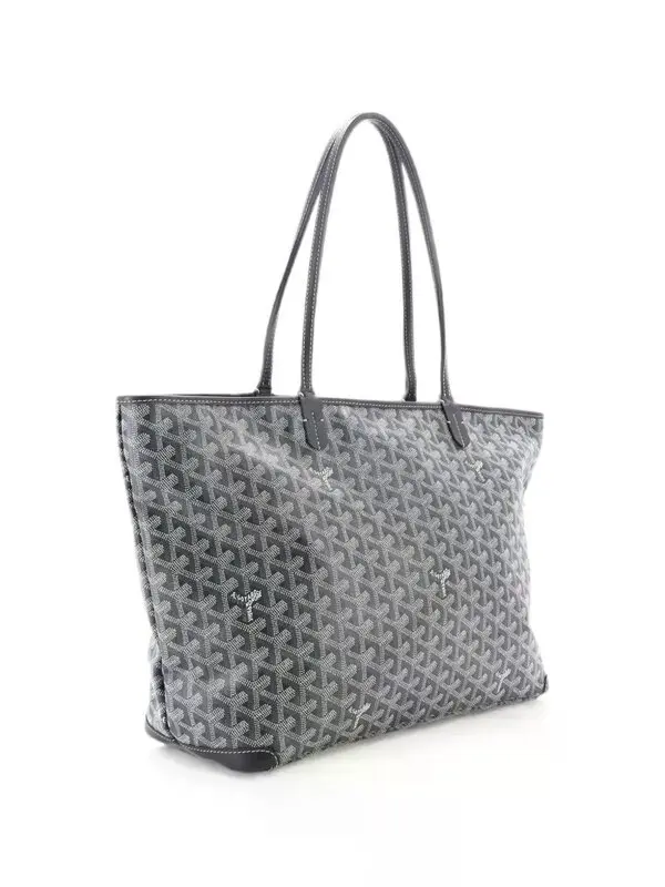 Goyard Artois Tote Coated Canvas Mm Shoulder Bag - Grey