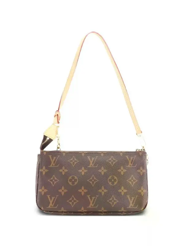 LOUIS VUITTON Monogram Canvas Pochette Accessories Nm Shoulder Bag - Brown