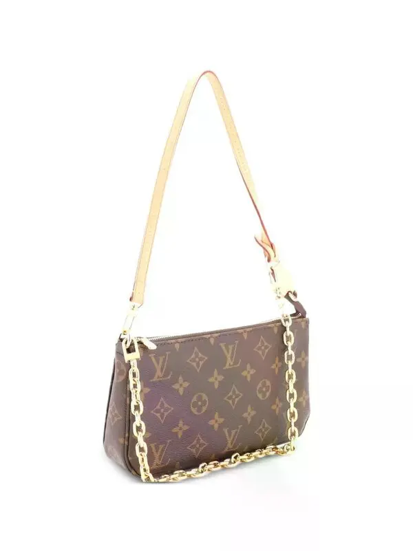 LOUIS VUITTON Monogram Canvas Pochette Accessories Nm Shoulder Bag - Brown