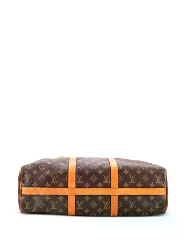 LOUIS VUITTON Flanerie Handbag Monogram Canvas 45 Travel Bag - Brown