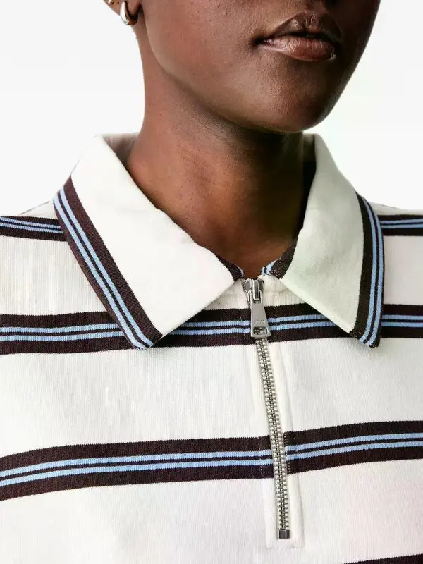 Marc O'polo Striped Quarter-zip Sweatshirt