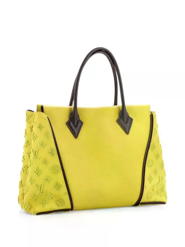 LOUIS VUITTON W Veau Cachemire Calfskin Pm Tote Bag - Yellow