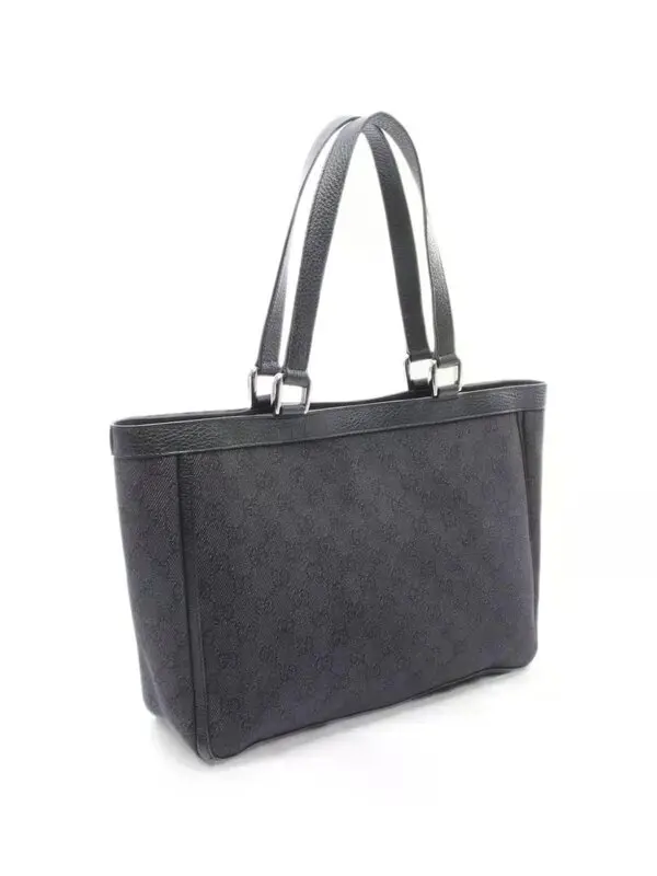Gucci Abby Gg Canvas Tote Bag - Black
