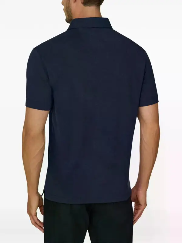 Boggi Milano Polo In Piqué Cotton Blend B Tech