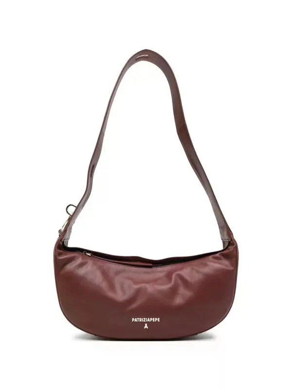 Patrizia Pepe Leather Shoulder Bag - Brown