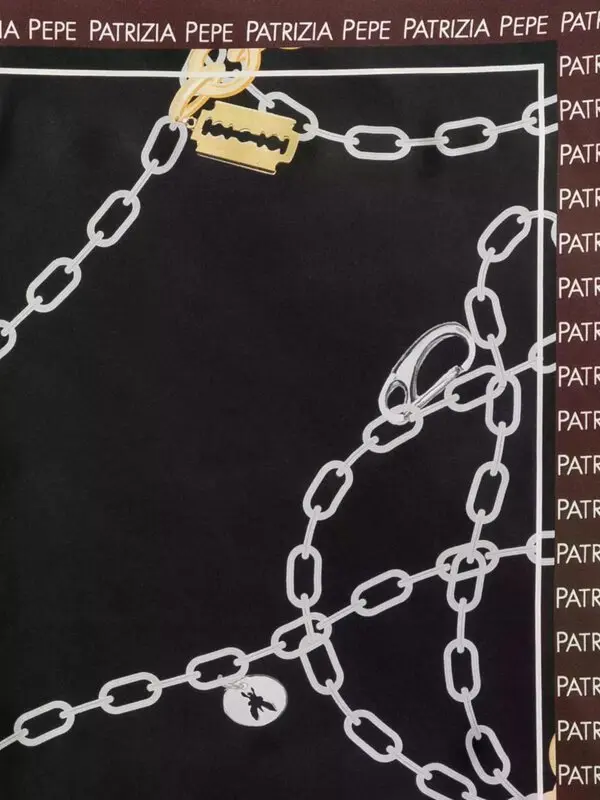 Patrizia Pepe Pepe Chain Scarf