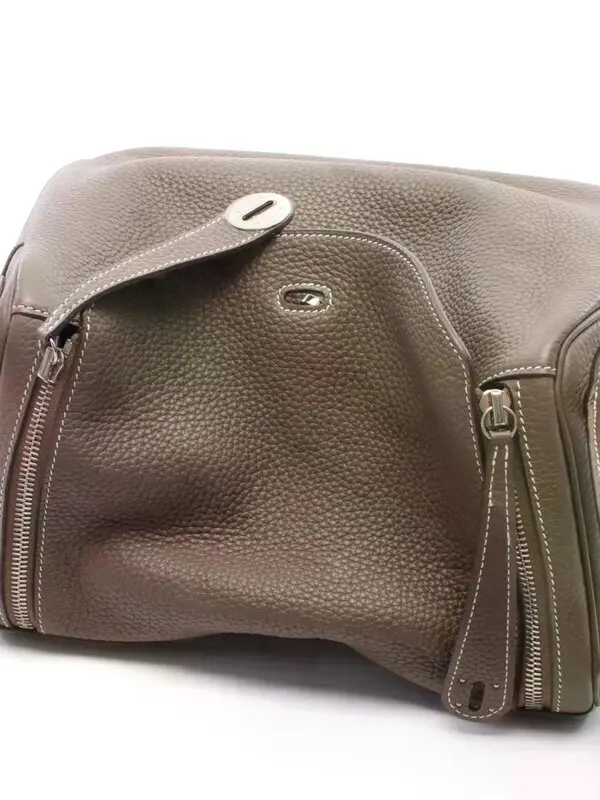 Hermès Lindy 30 Clemence Leather Shoulder Bag - Grey